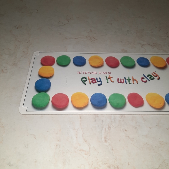 Games | 1988 Pictionary Junior Play It With Clay Vintage Board Game ...